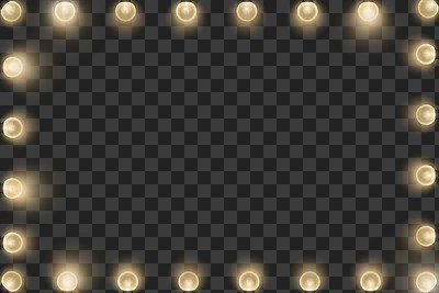 Festive lights png frame, square | Premium PNG - rawpixel
