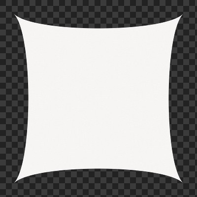 Concave square png sticker, simple | Free PNG - rawpixel