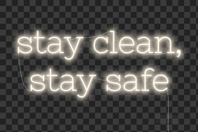 Stay clean, stay safe coronavirus | Premium PNG Sticker - rawpixel