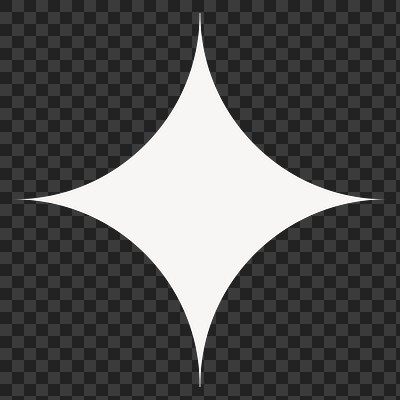 Sparkle shape png sticker, cute | Premium PNG - rawpixel