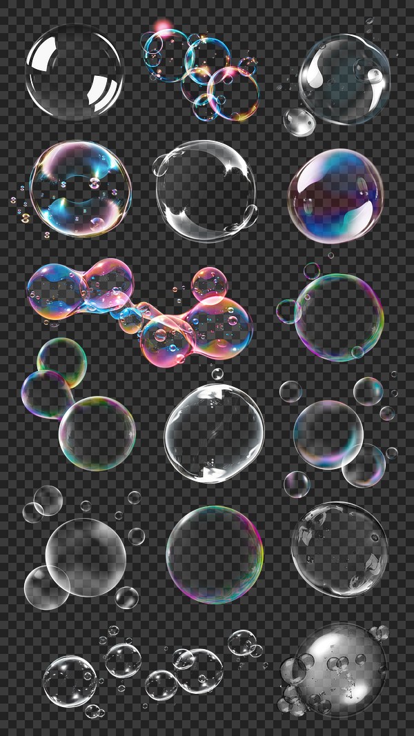 PNG bubble overlay effect element | Free PNG - rawpixel