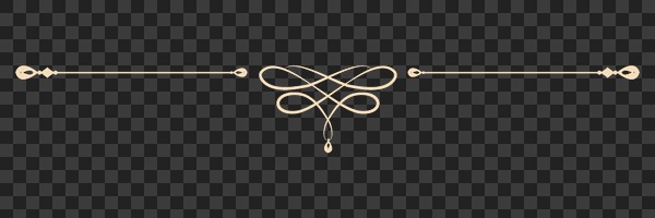 Gold flourish divider png sticker, | Free PNG - rawpixel