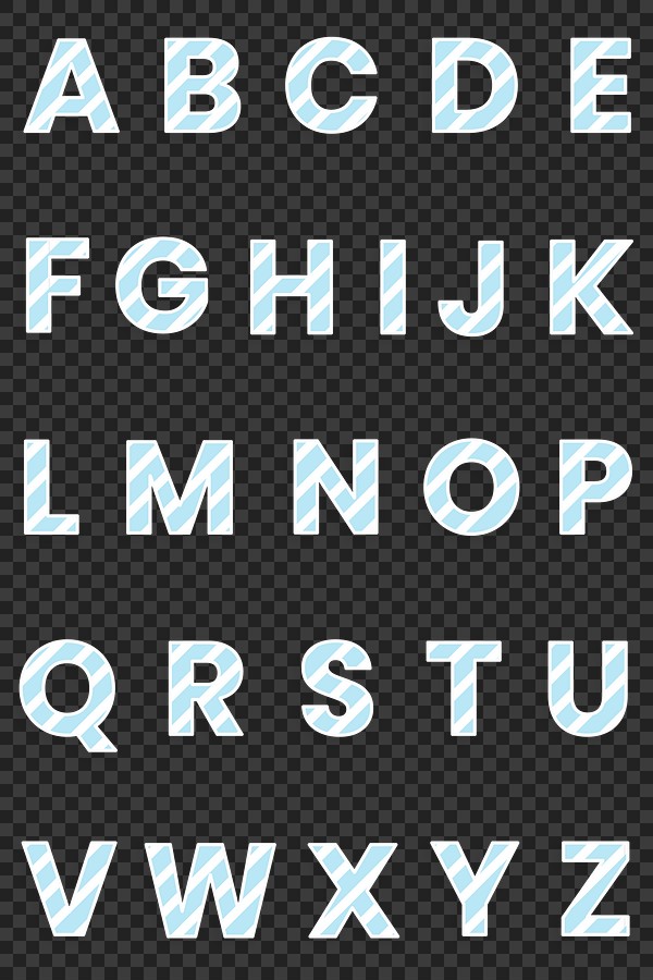 Abc font collection graphic png | Premium PNG - rawpixel