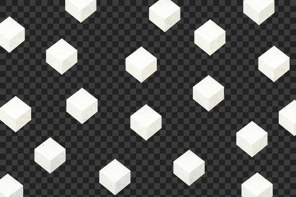 3D white paper craft cubic | Premium PNG - rawpixel