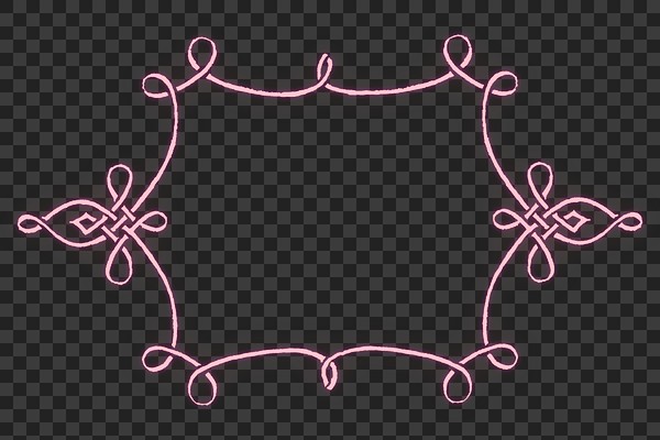 Pink filigree frame border png | Free PNG - rawpixel