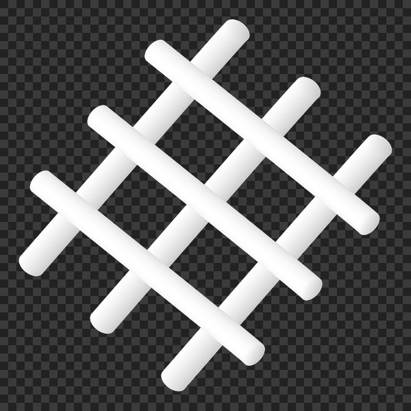 3D grid png sticker, transparent | Premium PNG Sticker - rawpixel