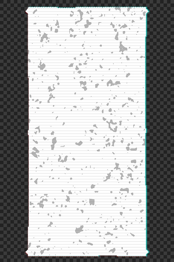 White geometric rectangle glitch effect | Premium PNG Sticker - rawpixel