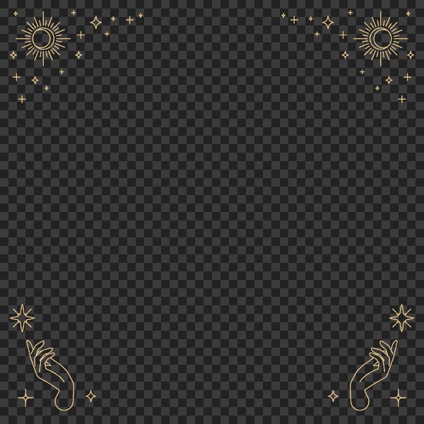 Gold png celestial sun and | Premium PNG - rawpixel