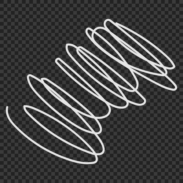 White scribble png collage element, | Premium PNG - rawpixel