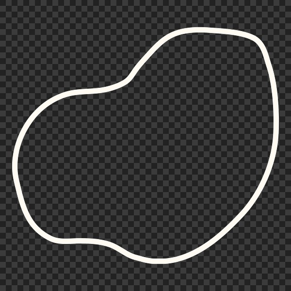 White outline shape png sticker | Premium PNG - rawpixel