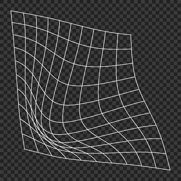 Wireframe shape png sticker, white | Premium PNG - rawpixel