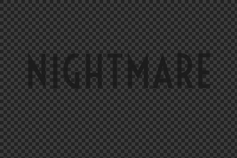 Nightmare text | Free - rawpixel