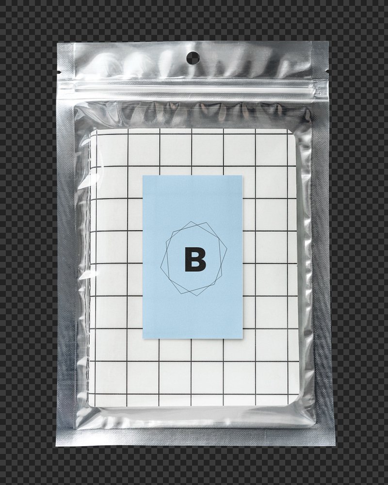 Resealable metallic packaging bag mockup | Premium PSD Mockup - rawpixel
