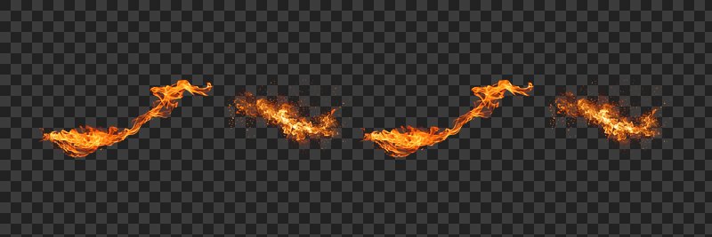Effect Fire Flame Design Isolated Images | Download Free Design ...