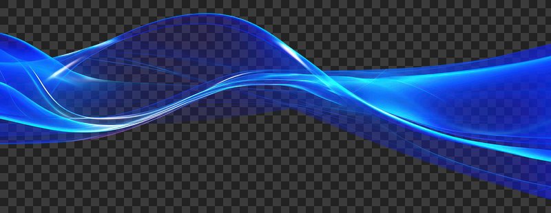 PNG Abstract blue wave overlay | Premium PNG - rawpixel