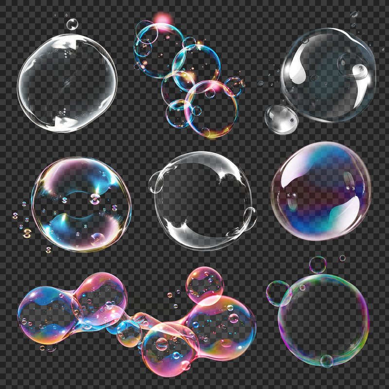 PNG bubble overlay effect element | Free PNG - rawpixel