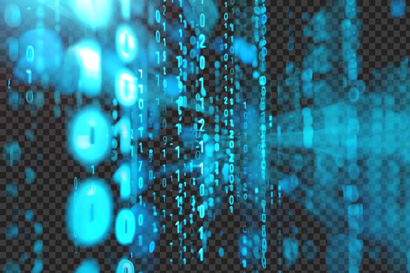 PNG Futuristic digital binary code | Free PNG - rawpixel
