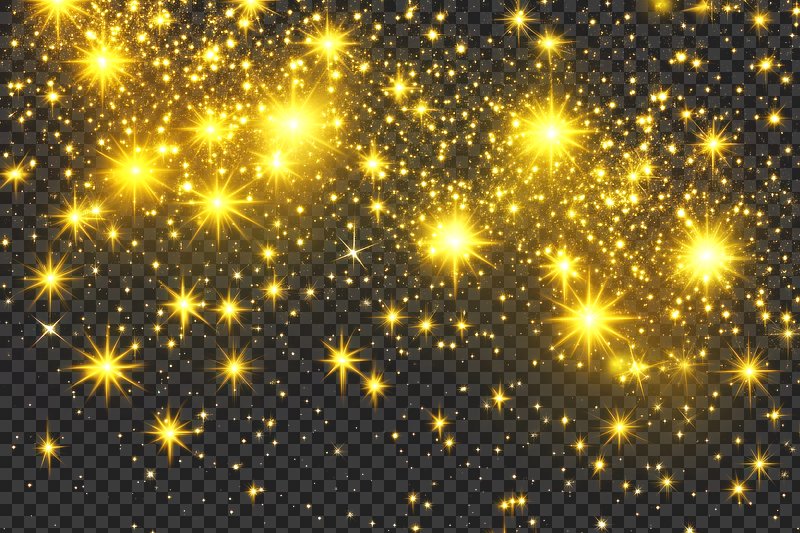 PNG Sparkling stars png lights | Free PNG - rawpixel