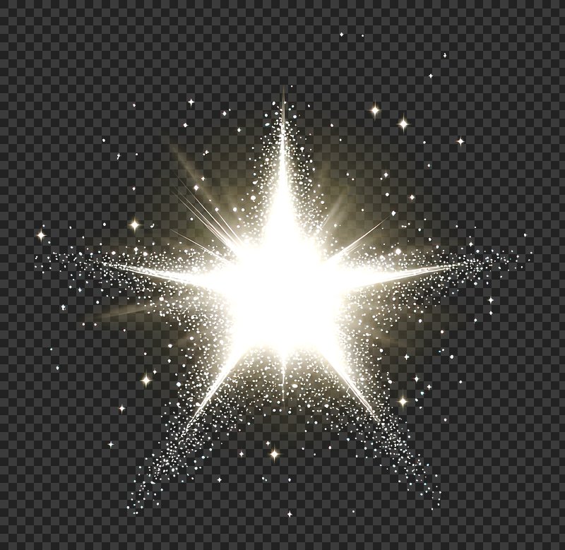 PNG White glowing star light | Premium PNG - rawpixel