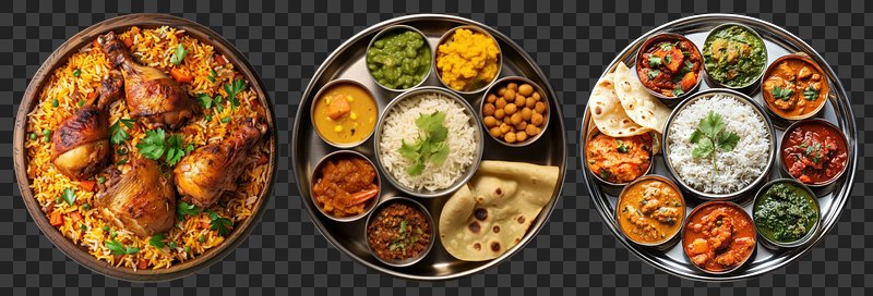 Indian Thali PNG Images | Free Photos, PNG Stickers, Wallpapers ...