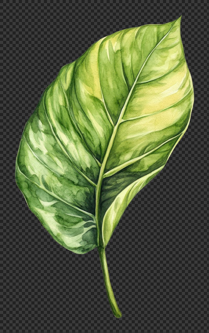 Botanical leaf illustration watercolor plant. | Free Photo Illustration ...