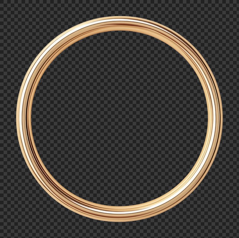 PNG Gold flower ring frame | Premium PNG - rawpixel