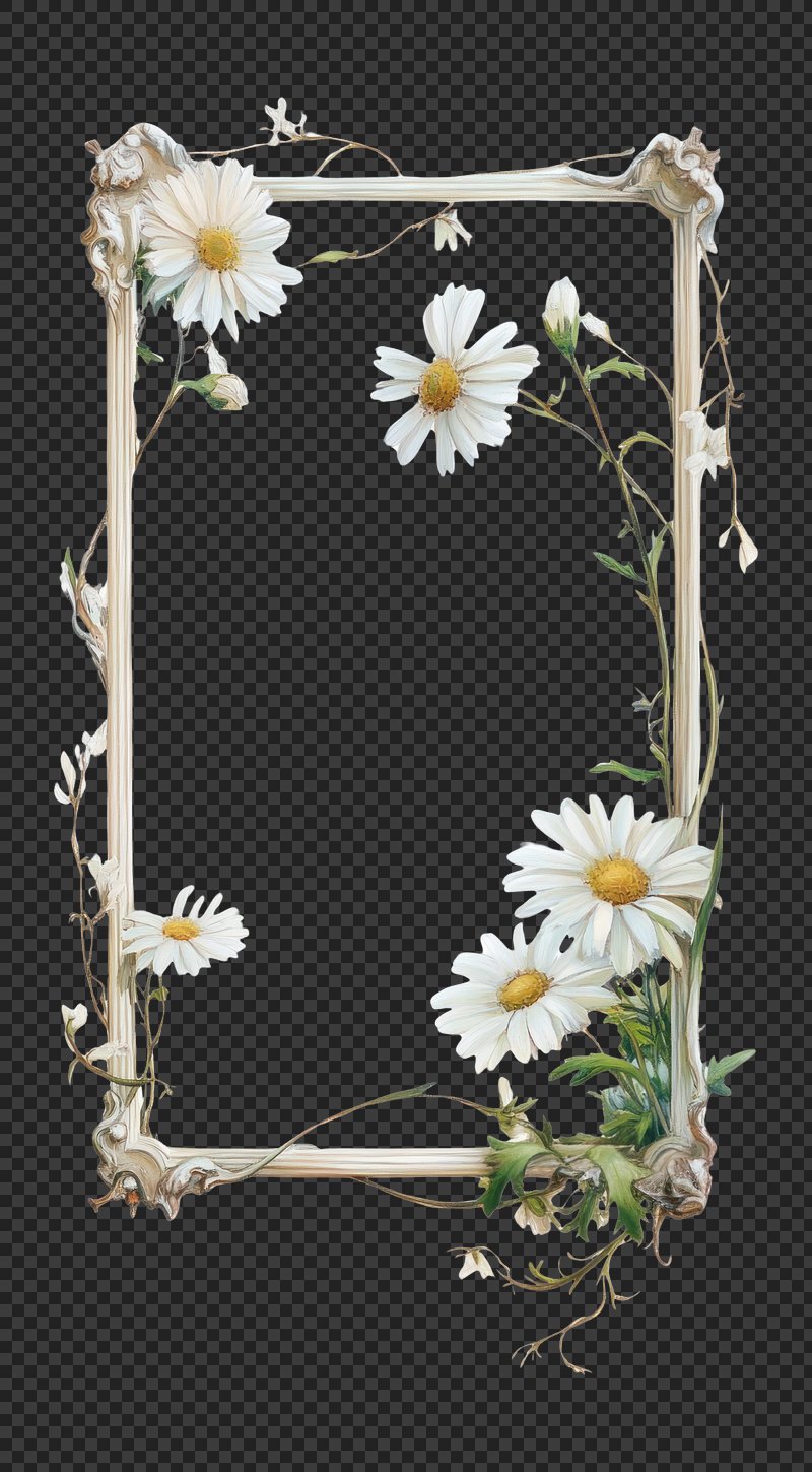PNG Daisy flowers frames daisy | Free PNG - rawpixel