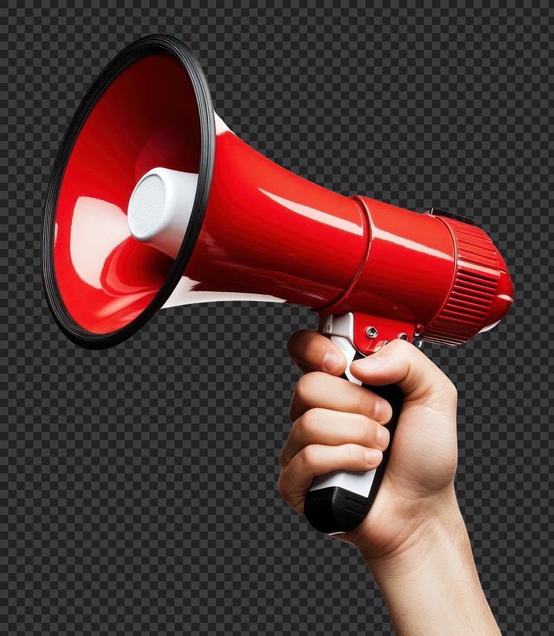 Megaphone PNG Images | Free Photos, PNG Stickers, Wallpapers ...