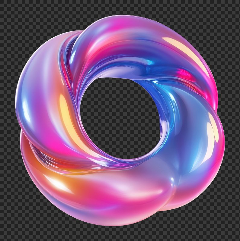 PNG torus ring form gradient | Free PNG - rawpixel