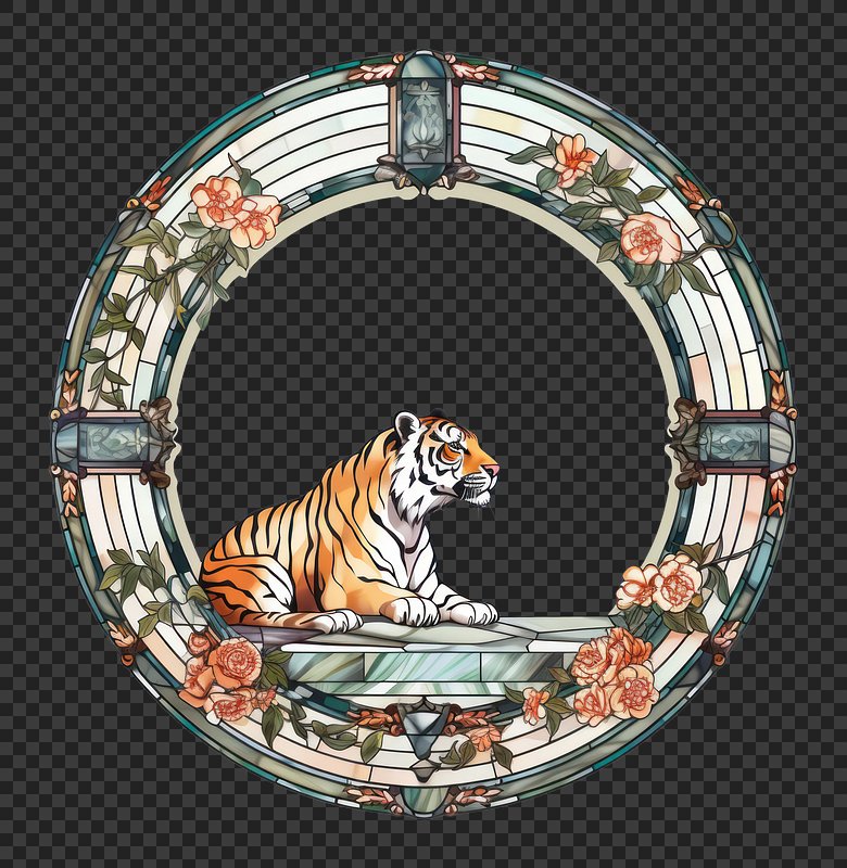 Tiger Frame PNG Images | Free Photos, PNG Stickers, Wallpapers ...