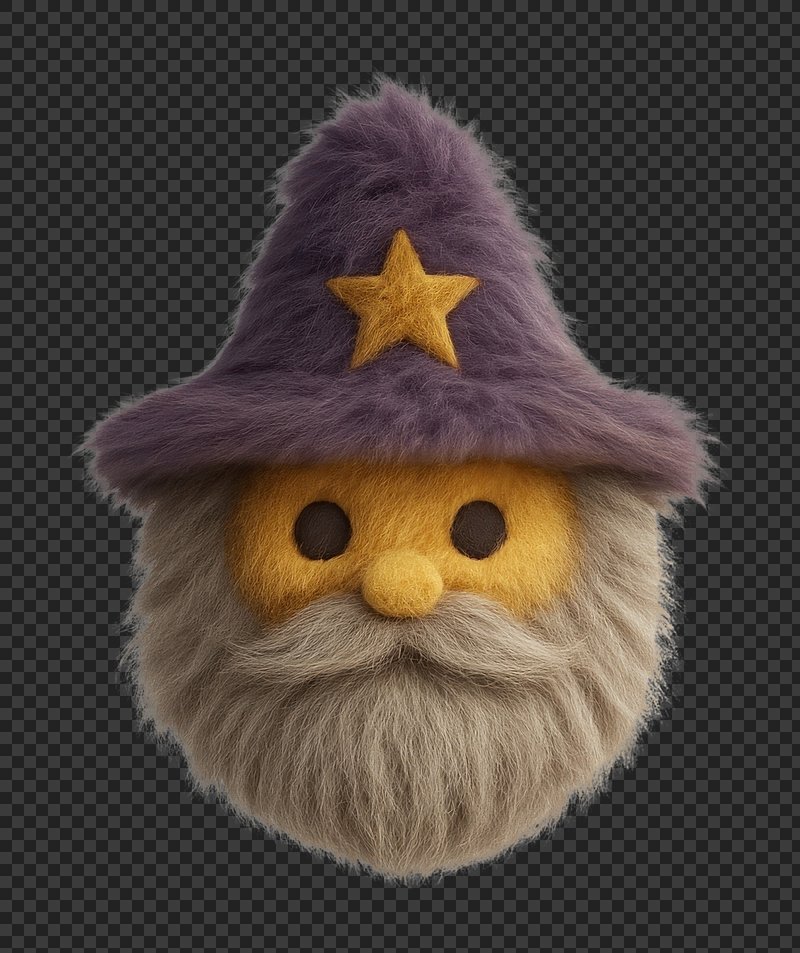 PNG Whimsical wizard plush toy | Free PNG - rawpixel