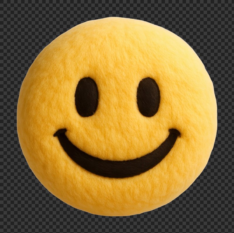 PNG Fuzzy yellow smiley face | Free PNG - rawpixel
