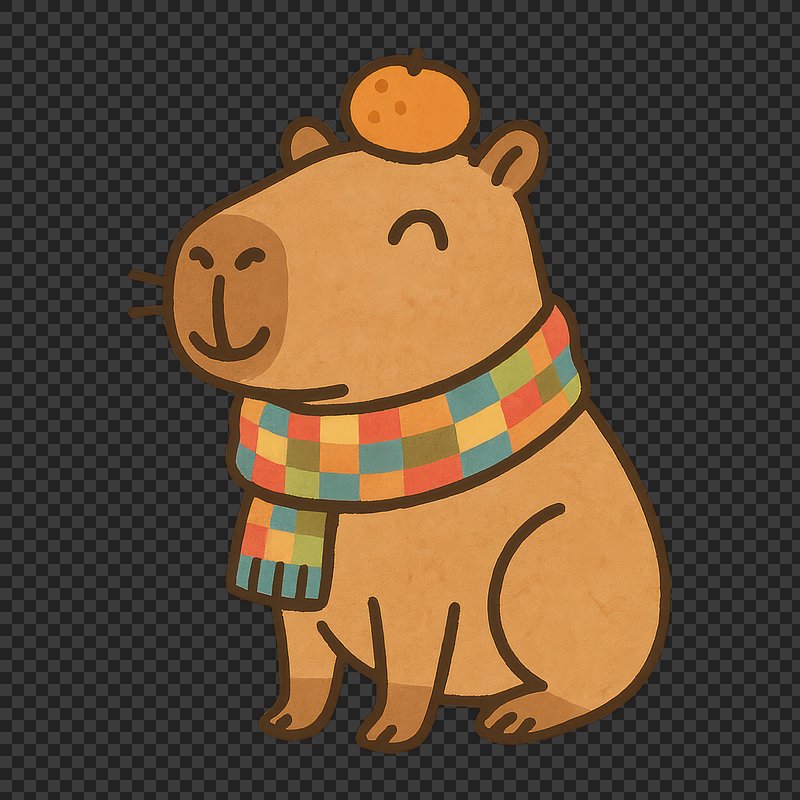 Capybara Transparent Background Images | Free Photos, PNG Stickers ...