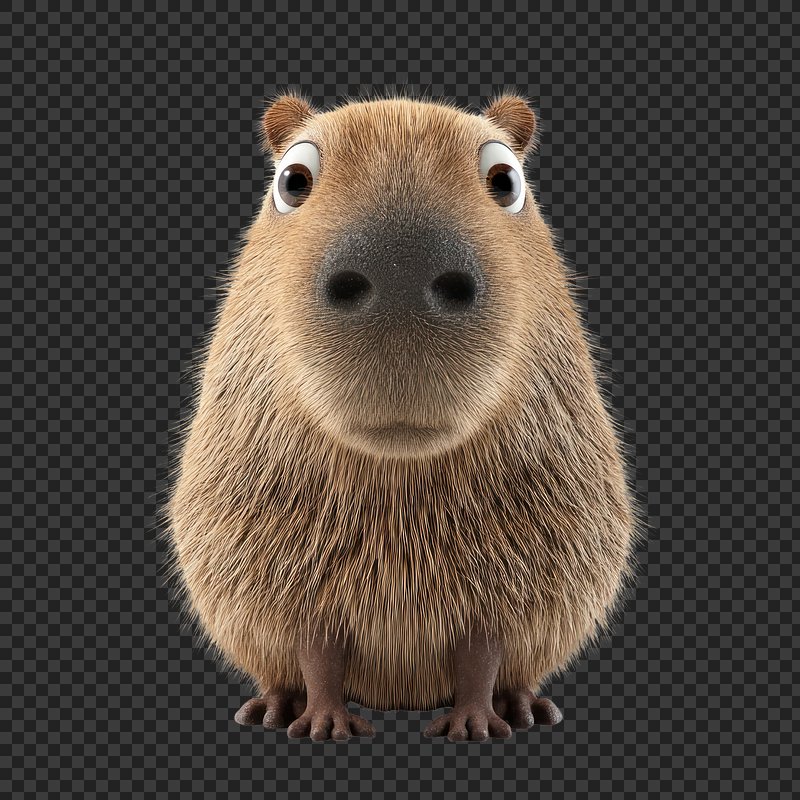 Capybara PNG Images | Free Photos, PNG Stickers, Wallpapers ...