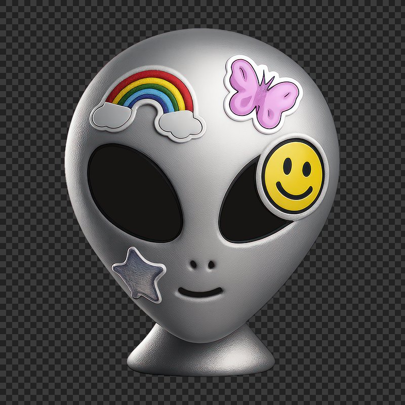 Alien Sticker PNG Images | Free Photos, PNG Stickers, Wallpapers ...