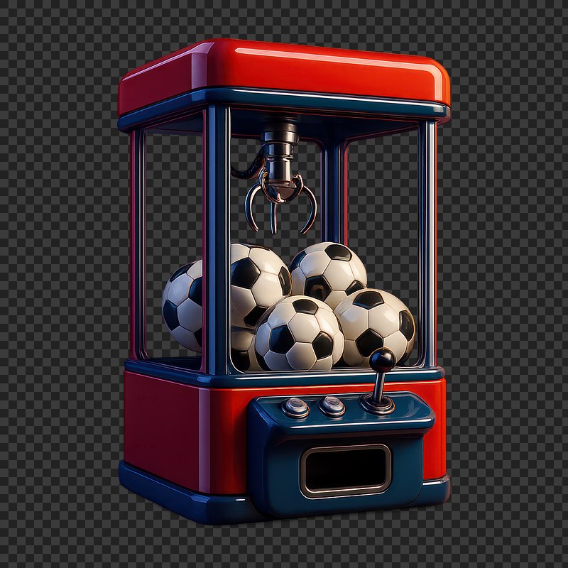 Soccer-themed claw machine illustration | Free Photo Illustration ...