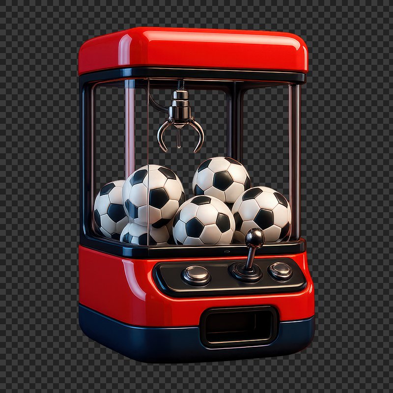 Soccer-themed claw machine illustration | Free Photo Illustration ...