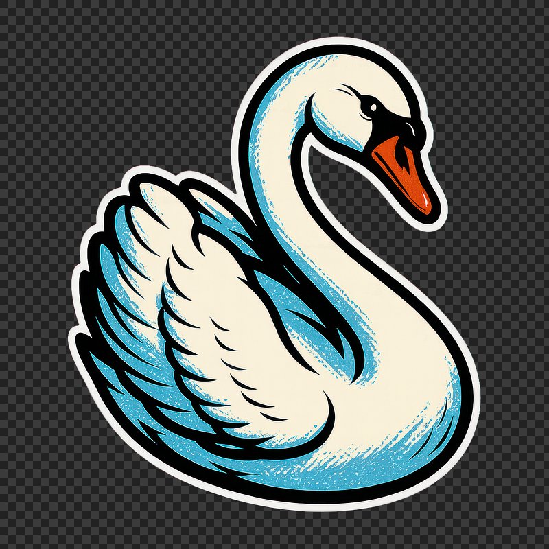 Swan Sticker Images | Free Photos, PNG Stickers, Wallpapers ...