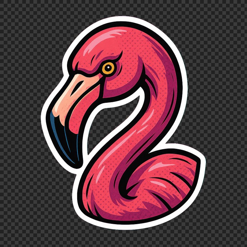Stickers Flamingo PNG Images | Free Photos, PNG Stickers, Wallpapers ...