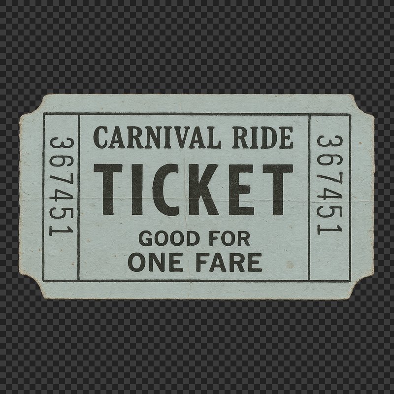 Ticket PNG Images | Free Photos, PNG Stickers, Wallpapers & Backgrounds ...