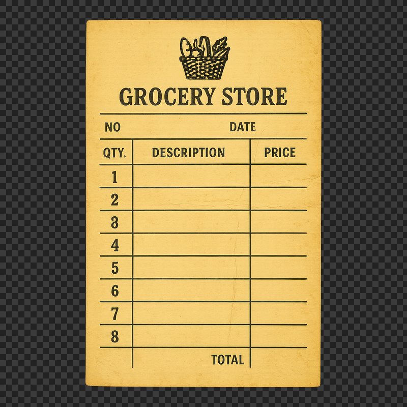 Blank Receipt Images | Free Photos, PNG Stickers, Wallpapers ...