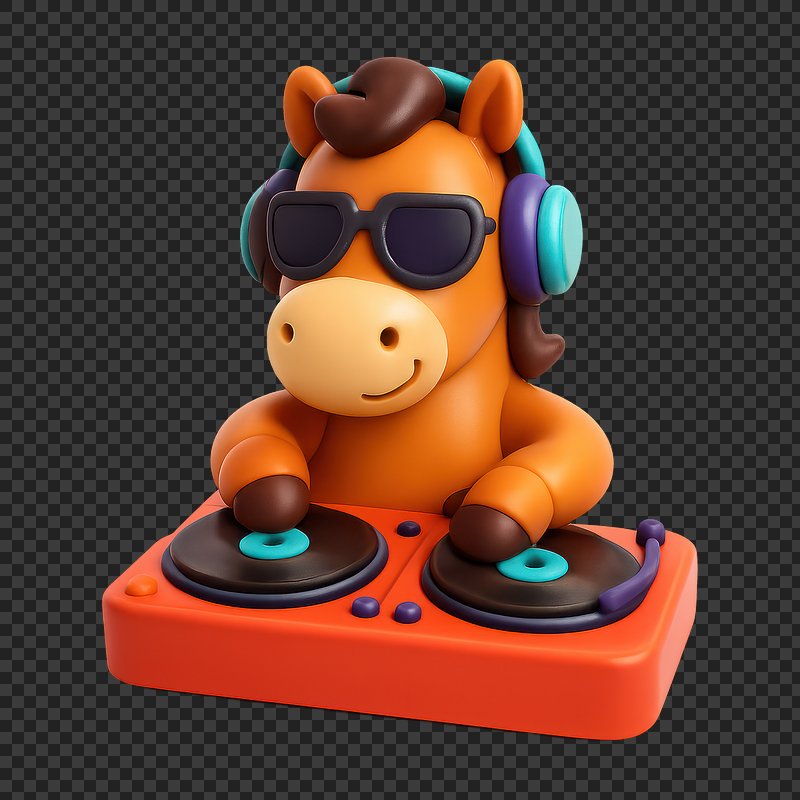 Turntable Dj Cartoon Aesthetic Images | Download Free Design Resources ...