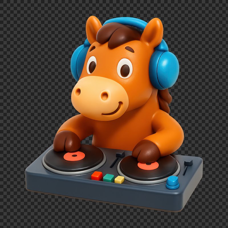 Turntable Dj Cartoon Aesthetic Images | Download Free Design Resources ...