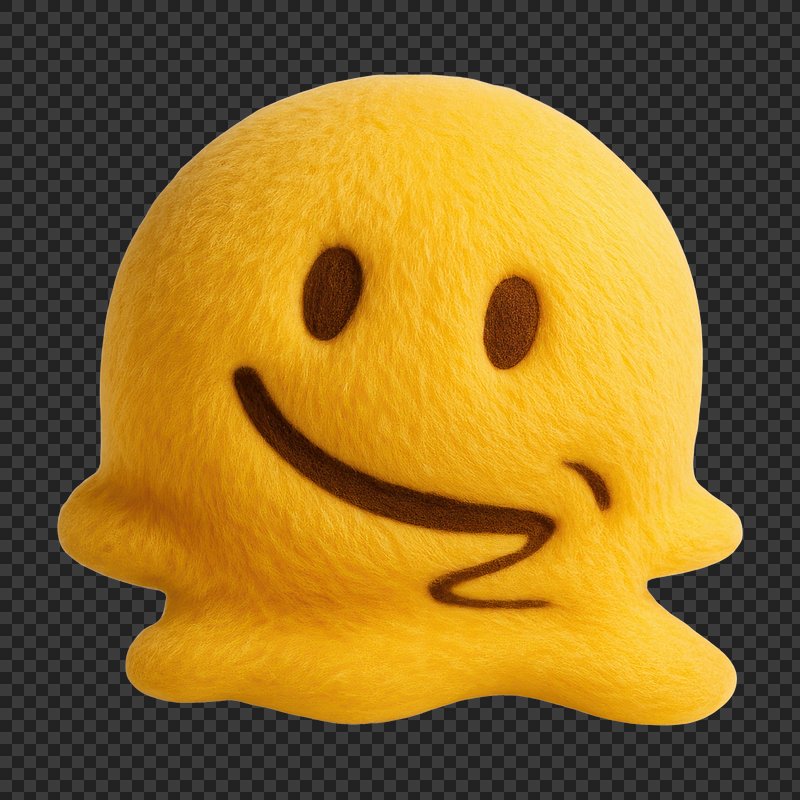 PNG Fuzzy yellow smiley face | Free PNG - rawpixel