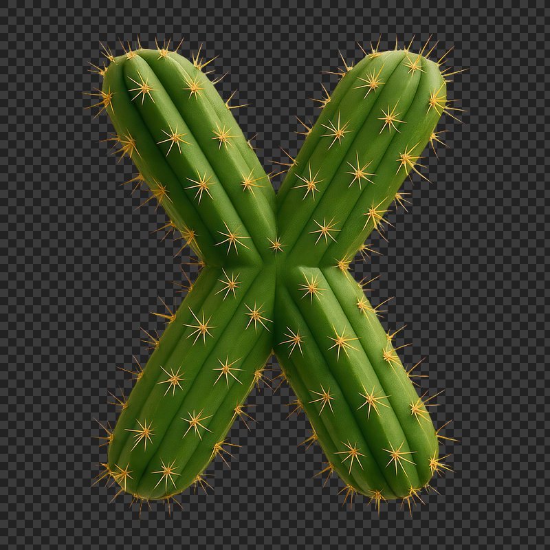 Cactus letter A illustration | Free Photo Illustration - rawpixel