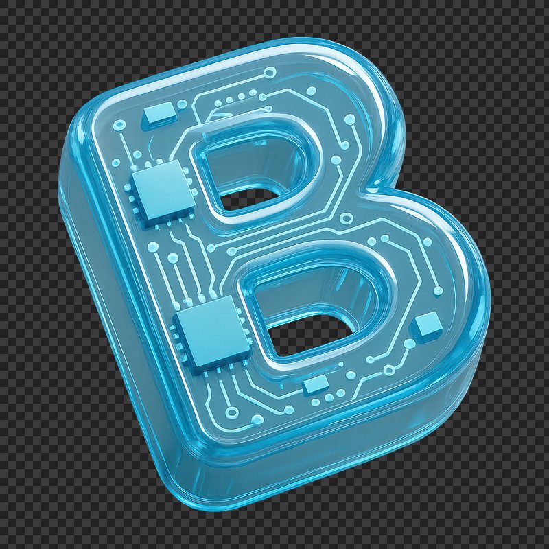 B Blue Letter PNG Images | Free Photos, PNG Stickers, Wallpapers ...