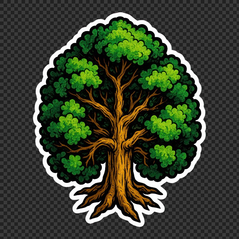 Tree Sticker PNG Images | Free Photos, PNG Stickers, Wallpapers ...