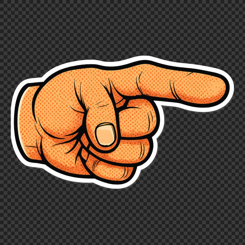 Finger Pointing Transparent PNG Images | Free Photos, PNG Stickers ...
