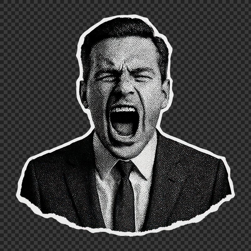 Man Scream PNG Images | Free Photos, PNG Stickers, Wallpapers ...
