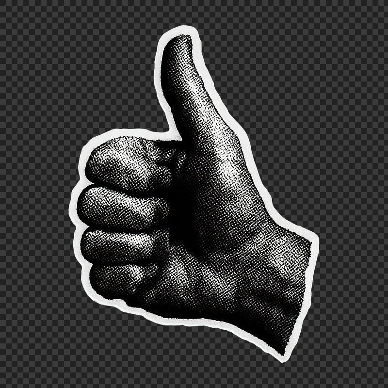 PNG Retro hand gesture illustration | Free PNG - rawpixel